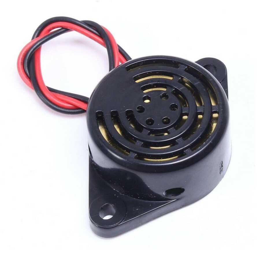 Circuit Buzzer 3-24V 90dB Siren 30mm Motorobit - Motorobit.com