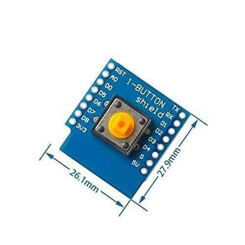 D1 Mini Buton Shield Modülü Arduino Uyumlu Arduino Modülleri Motorobit ...