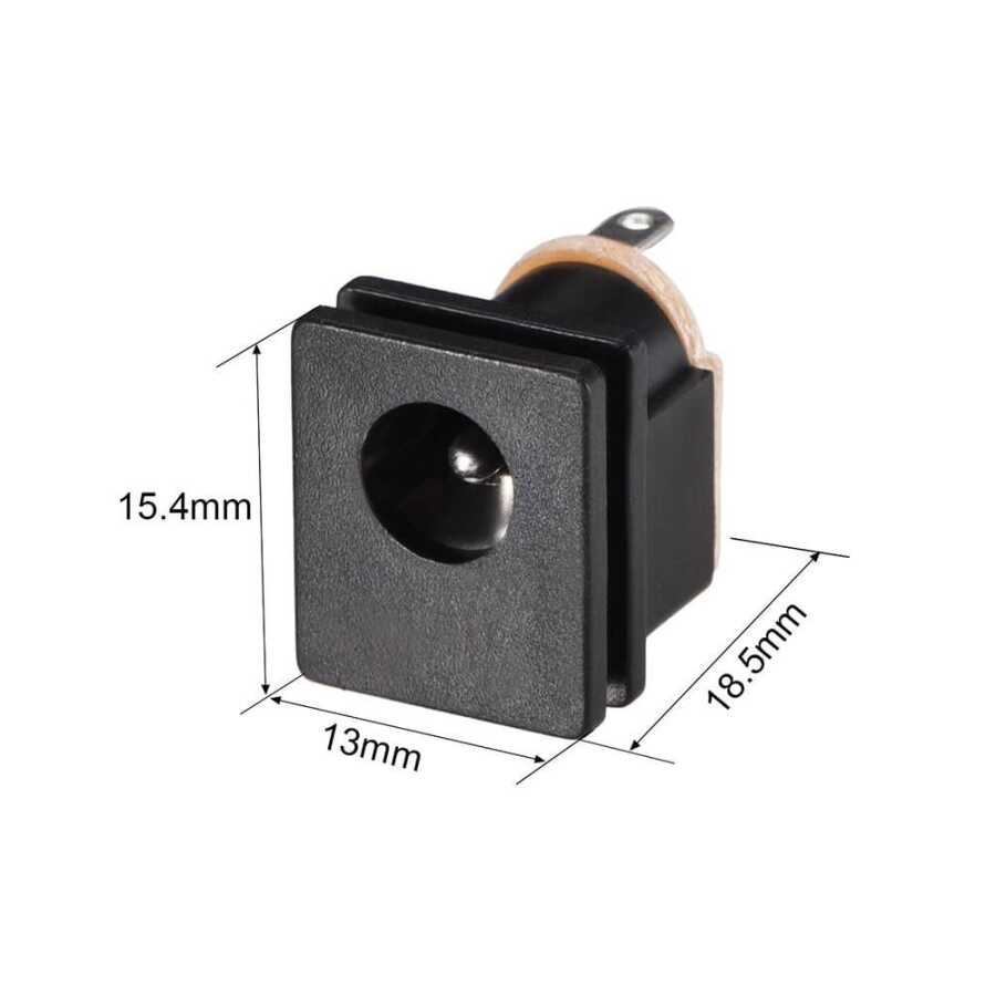 DC-015 5.5X2.1mm DC Jack Şasesi - Jak Girişi Power Konnektörü Motorobit - Motorobit.com