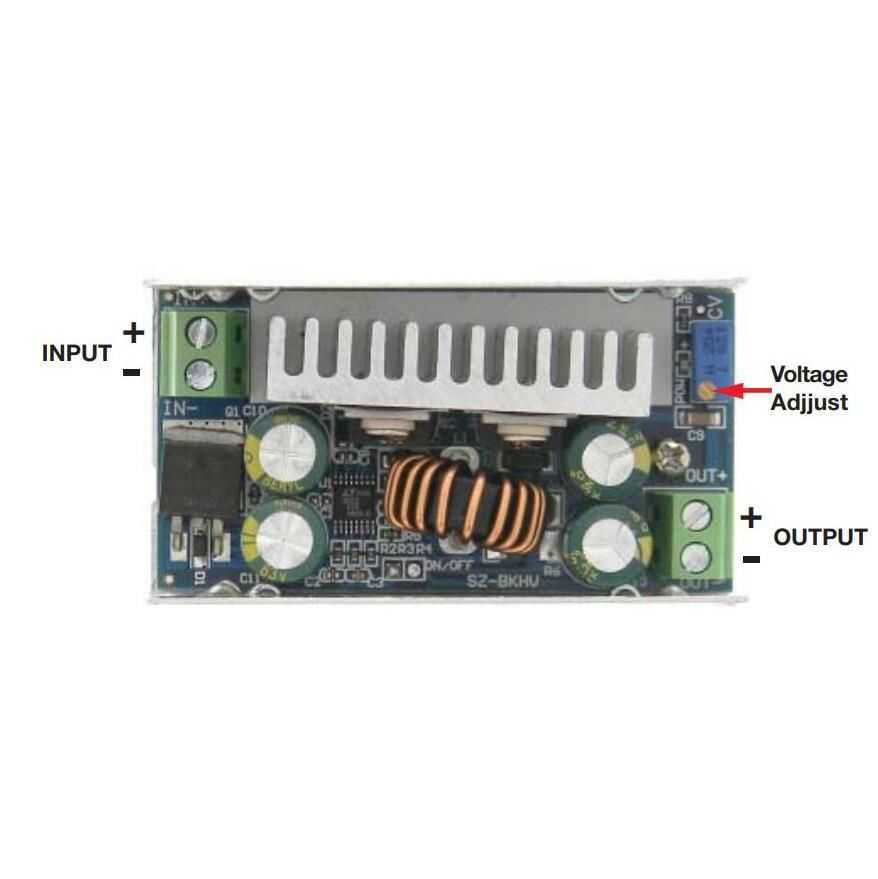 DC-DC 8-60V 15A Ayarlanabilir Voltaj Düşürücü Modül Voltaj Düşürücü Motorobit - Motorobit.com