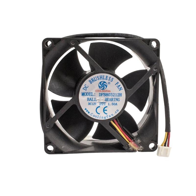 DFB803212H 12V 1.5A 3 Wire Fan 80x80x32mm Motorobit - Motorobit.com