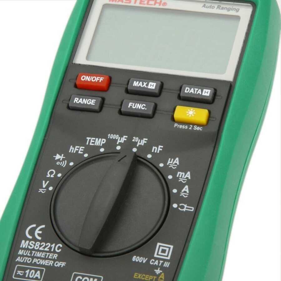 Digital Multimetre MS8221C Digital Multimetre TT TECHNIC - Motorobit.com