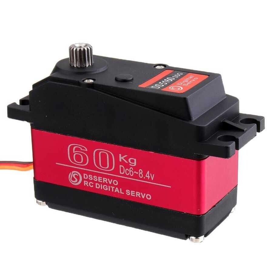 DS5160 HV 60KG Dijital Servo Motor 360° Servo Motorlar DSSERVO ...