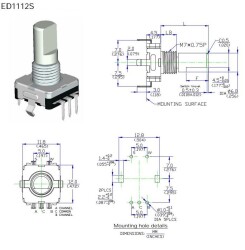 ED1112S Rotary Encoder Manyetik / Enkoder Motorobit - Motorobit.com