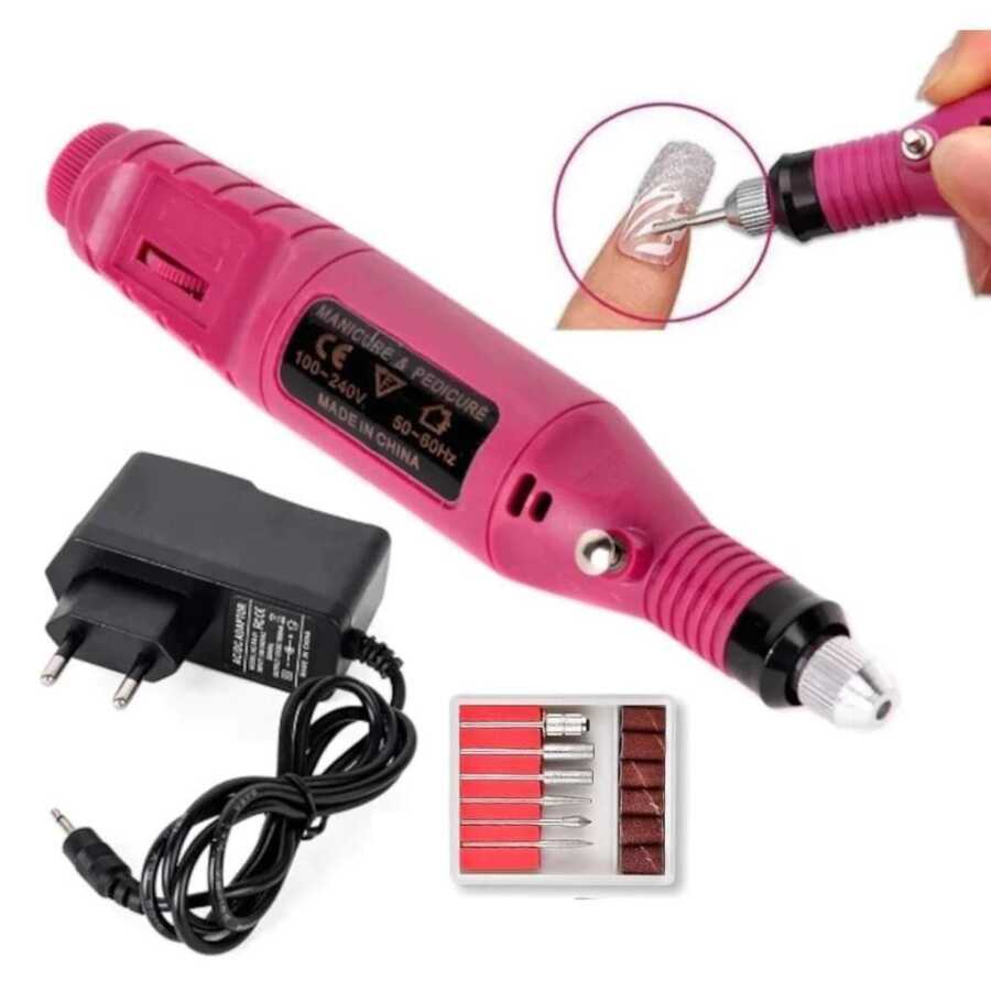 Electric 12V Nail File Set Manicure Pedicure Motorobit - Motorobit.com