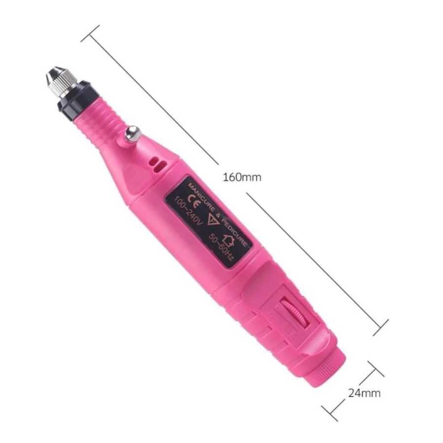 Electric 12V Nail File Set Manicure Pedicure Motorobit - Motorobit.com