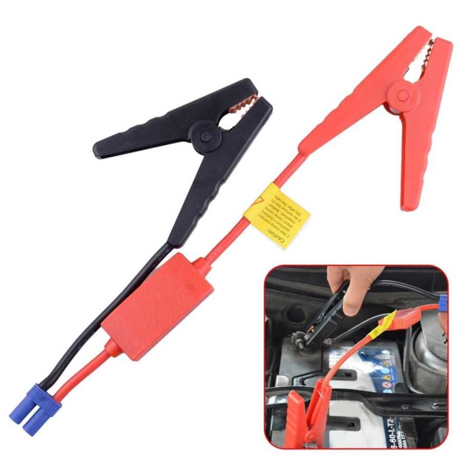 Emergency Start Vehicle Battery Clip with EC5 Connector Motorobit ...