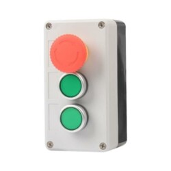 Emergency Stop and Dual Red / Green Push Button Box Motorobit ...