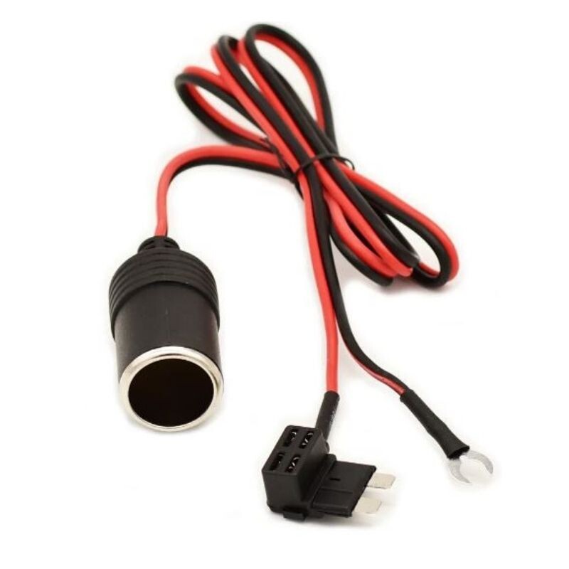 Female Car Cigarette Lighter Socket - 30cm Cable Motorobit - Motorobit.com