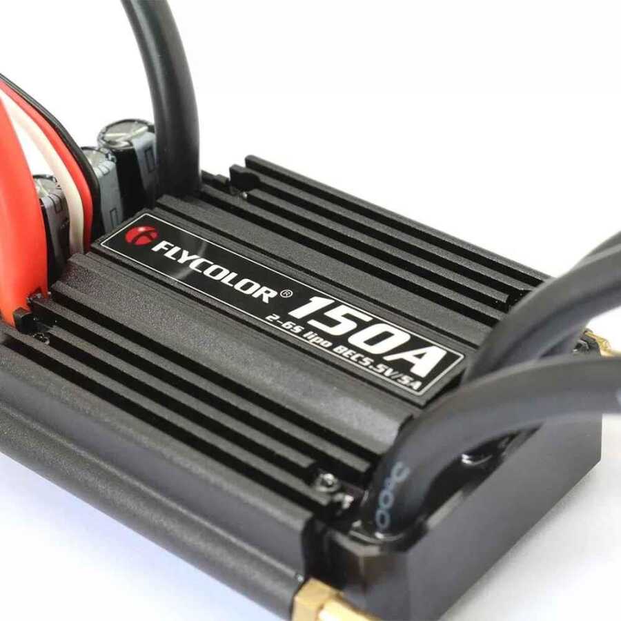 Flycolor Waterproof 150A 2-6S Brushless ESC 5.5V/5A BEC Motorobit ...