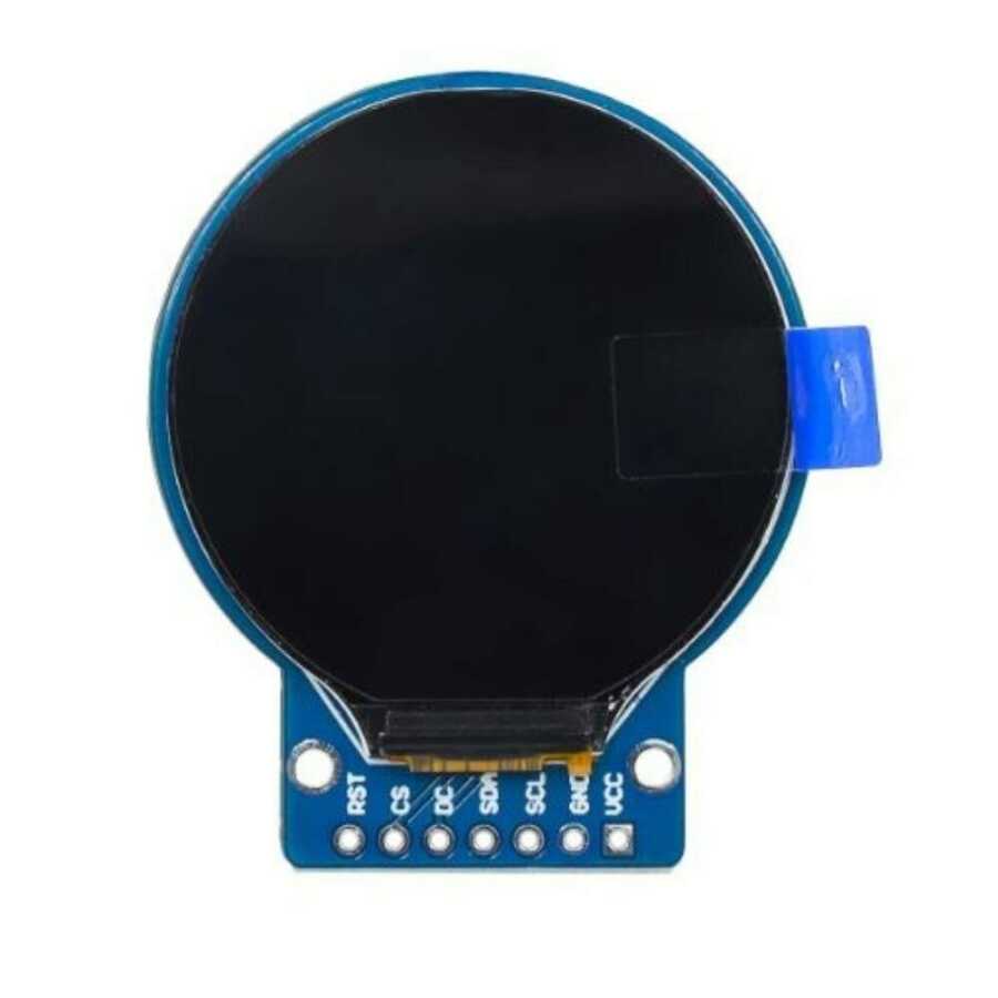 GC9A01 1.28'' 240x240 Oled Graphic LCD Display - Round PCB Motorobit ...