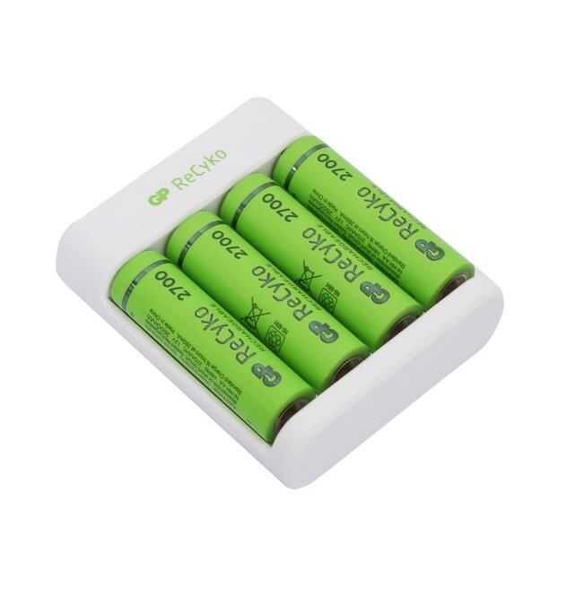 Gp Recyko 4lü 2700mah Aa Şarj Edilebilir Pil Usb Pil Şarj Cihazı