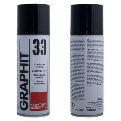 Graphit 33 İletken Sprey 200ml Spreyler Kontakt Chemie - Motorobit.com