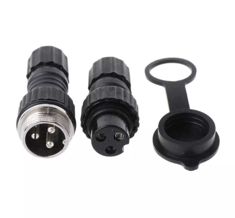 GX-16 3-Pin Su Geçirmez Mike Konnektör GX-16 Serisi Su Geçirmez ...