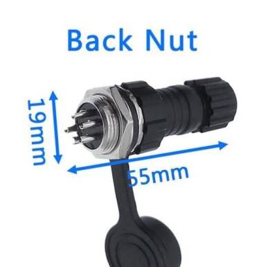 GX-16 3-Pin Waterproof Mike Connector - Panel Type Motorobit ...