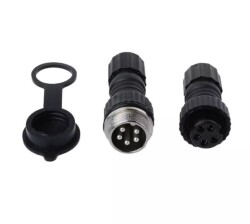 GX-16 4-Pin Waterproof Mike Connector Motorobit - Motorobit.com