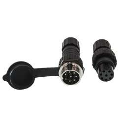 GX-16 3-Pin Waterproof Mike Connector - Panel Type Motorobit ...