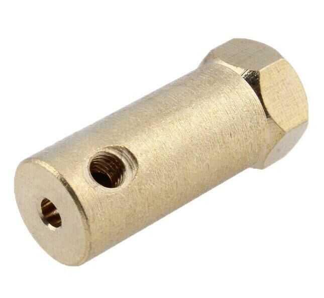 Hex Wheel Coupling Compatible with 6mm Motor Shaft Motorobit ...