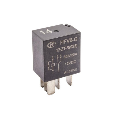 HFV6-G/12-ZT-R 12V 35A/20A Otomotiv Rölesi 5-Pin Röle Hongfa ...