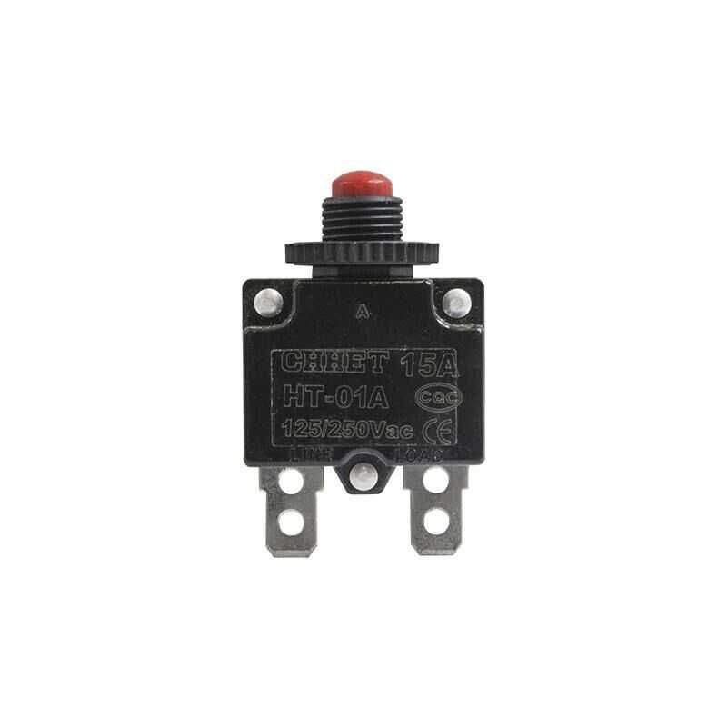 HT-01-A 15A Overcurrent Protective Circuit Breaker Fuse - Red Motorobit ...
