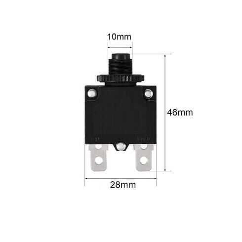 HT-01-A 15A Overcurrent Protective Circuit Breaker Fuse - Red Motorobit ...
