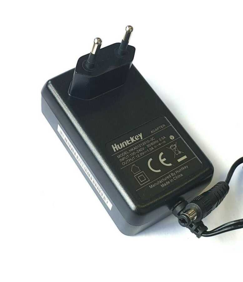 Huntkey 12V 1A Adapter HKA01212010-3C Motorobit - Motorobit.com