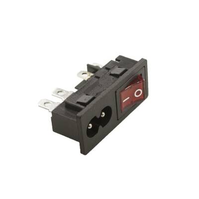 Illuminated 2 Pin Power Socket Motorobit - Motorobit.com