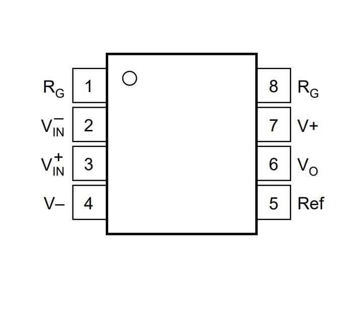 INA122 DIP-8 Enstrümantasyon Yükselteci Entegresi INA/IR Serisi ...