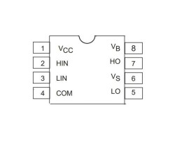 IR2106 SOIC-8 Smd Mosfet Sürücü Entegresi INA/IR Serisi Entegreler Motorobit - Motorobit.com