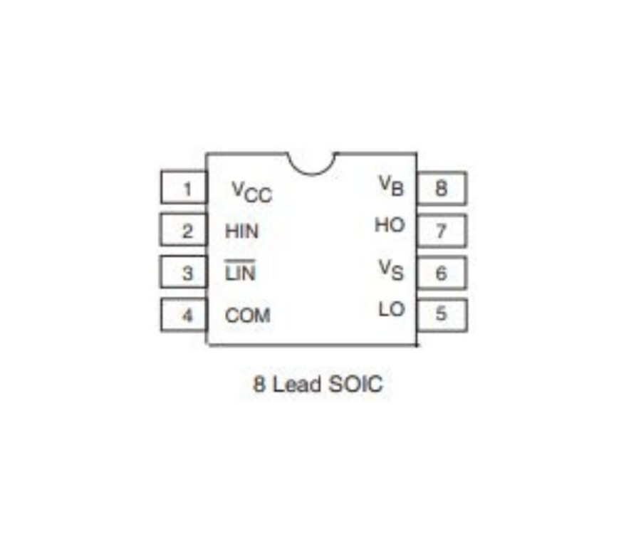 IR2108 SOIC-8 SMD Mosfet Driver IC Motorobit - Motorobit.com