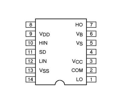 IR2110 DIP-14 Mosfet Driver IC Motorobit - Motorobit.com