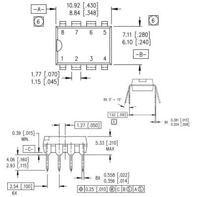 IR2125 DIP-8 Mosfet Driver IC Motorobit - Motorobit.com