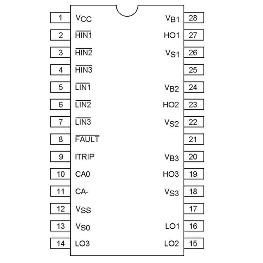 IR2130PBF DIP-28 Mosfet Driver IC Motorobit - Motorobit.com