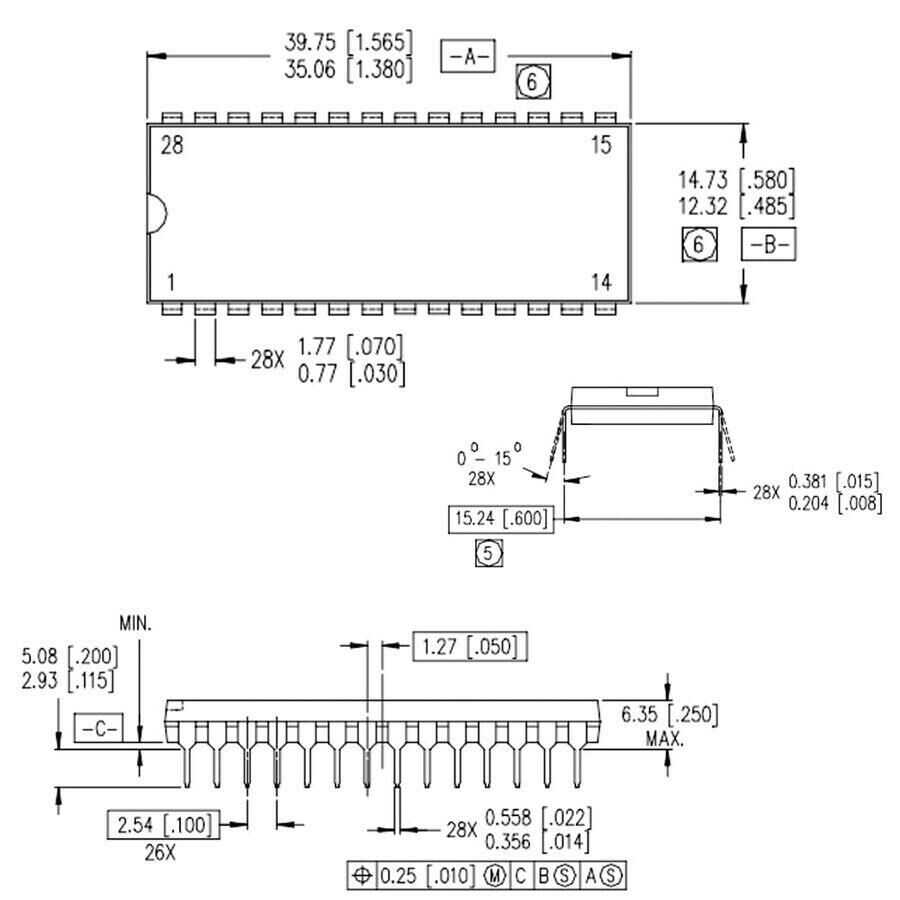 IR2132 DIP-28 3 Faz Mosfet Sürücü Entegresi INA/IR Serisi Entegreler ...