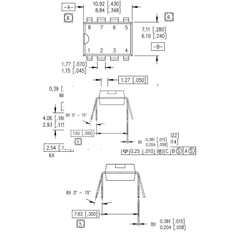 IR2520DPBF DIP-8 Ballast Bridge Control Integrated Motorobit ...