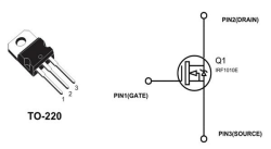 IRFB4110 - 100V 180A Mosfet - TO220 IRFB Mosfet Motorobit - Motorobit.com
