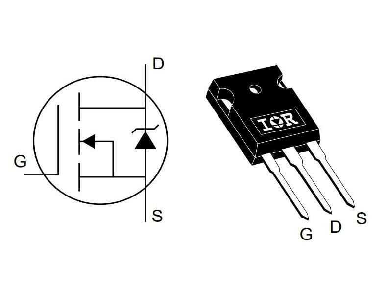 IRFP460 - 500V 20A Mosfet - TO247 Motorobit - Motorobit.com