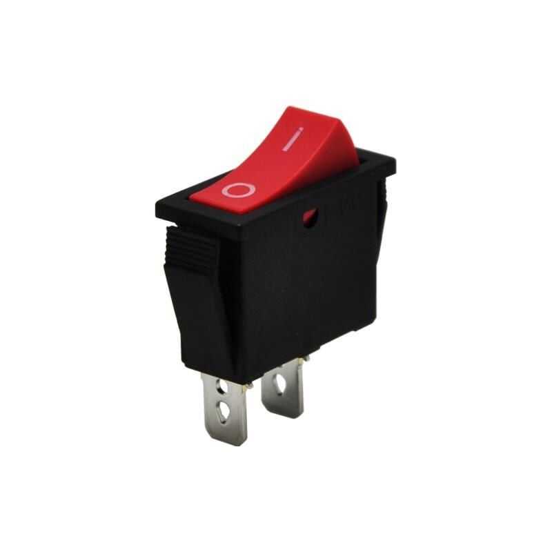 KCD3 Narrow Unilluminated On/Off Switch Red Motorobit - Motorobit.com