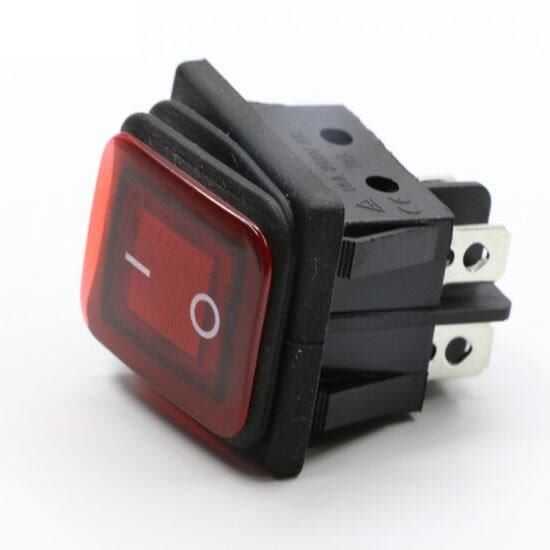 KCD4 Su Geçirmez Işıklı ON-OFF Anahtar 4 Pin Su Geçirmez Rocker Switch ...