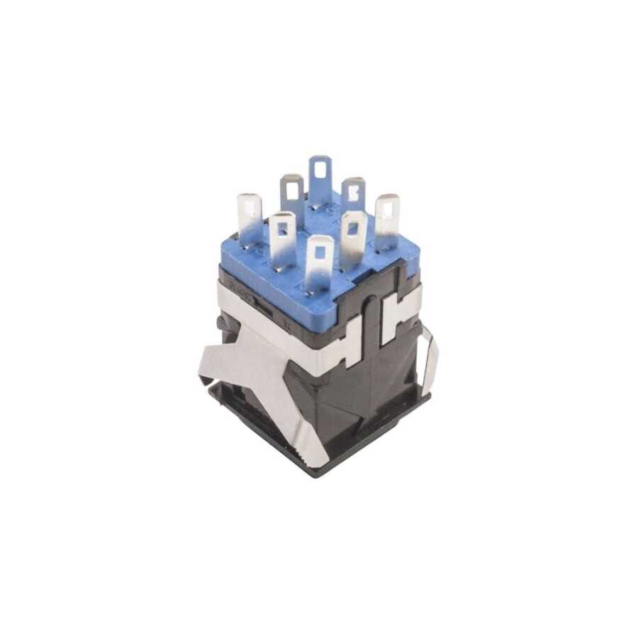 KD2-22 19mm Işıklı Yaylı Push Buton - Kırmızı Push Buton Switch ...