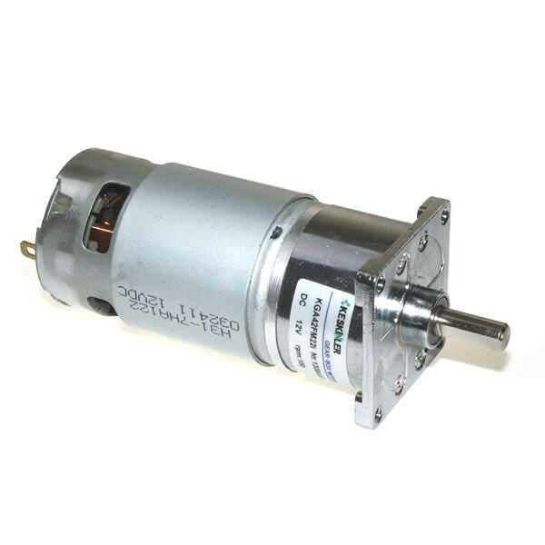 KGA42 12V 150Rpm 42mm Flange Long Dc Motor with Gearbox Motorobit ...