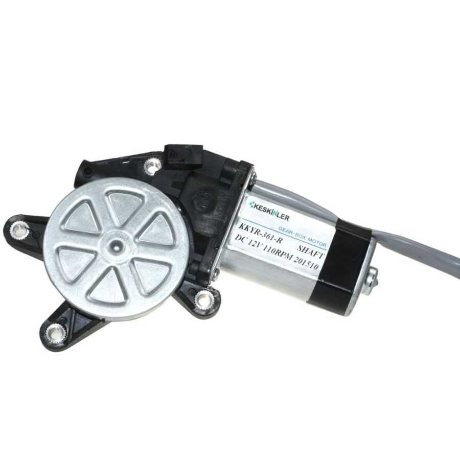 KKYR-R 12V DC 110RPM Şaftlı Sağ Cam Kaldırma Motoru Silecek ve Cam ...