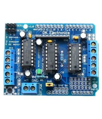L293D Arduino Motor Sürücü Shield Arduino Shield Motorobit - Motorobit.com