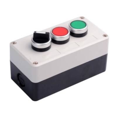 Latch Switch and Dual Red/Green Push Button Box Motorobit - Motorobit.com