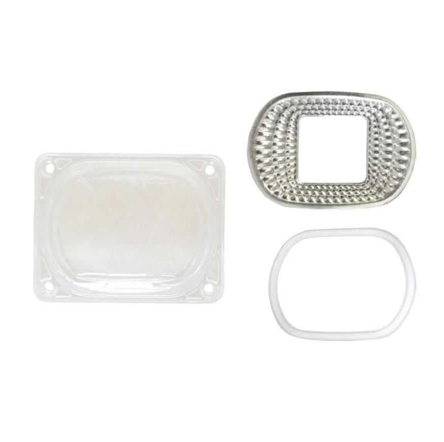 Lens + Reflector + Sealing Silicone Ring for 50W Cob Led Motorobit ...