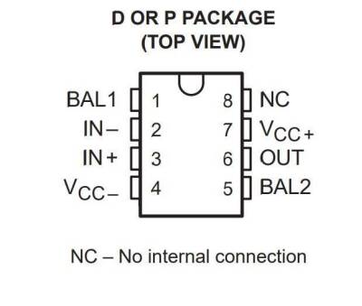 LF411CN DIP-8 OpAmp IC Motorobit - Motorobit.com