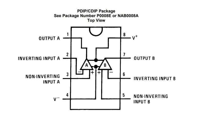 LF412CN DIP-8 OpAmp Entegresi L/LF/LM/LMD Serisi Motorobit - Motorobit.com