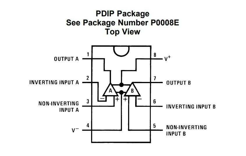 LF442CN DIP-8 OpAmp Entegresi L/LF/LM/LMD Serisi Motorobit - Motorobit.com