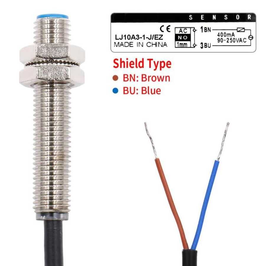 LJ10A3-1-J/EZ 9-250VAC 1mm NO Inductive Distance Sensor Motorobit - Motorobit.com
