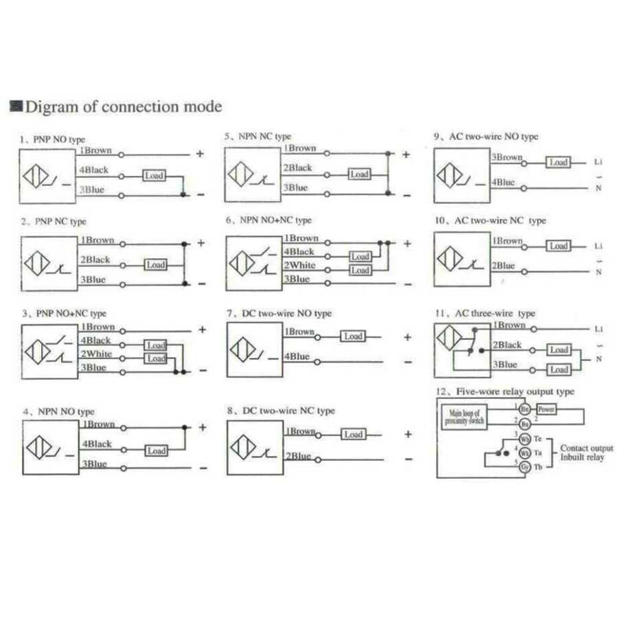 LJ14A3-5-Z/DX 6-36V 5mm NC Inductive Distance Sensor Motorobit - Motorobit.com